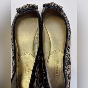 Coach | Shoes | Coach Annette Leopard Print Ballet Flats | Poshmark